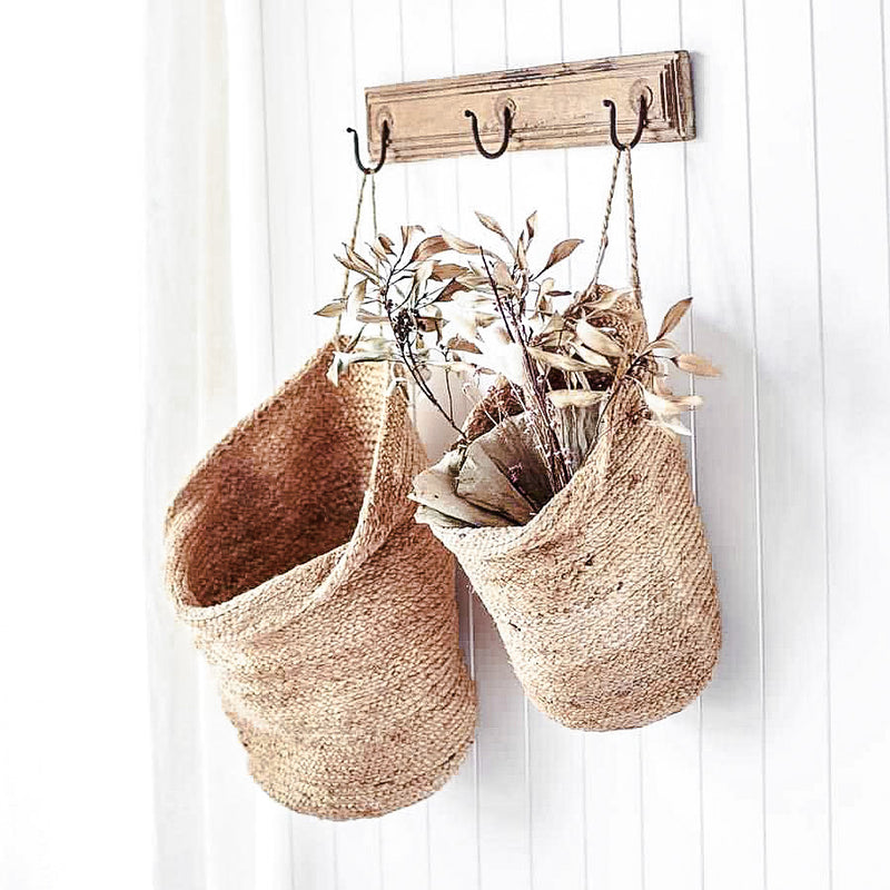Artisan Hanging Sack Set - Natural Jute – Unhurried Home